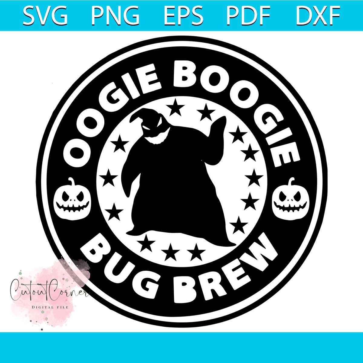 Oogie Boogie Bug Brew Svg, Halloween Svg, Halloween Ghost Sv | Inspire ...