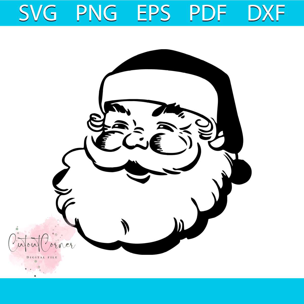 Funny Santa Face Christmas Svg, Christmas Svg, Father Christ | Inspire ...