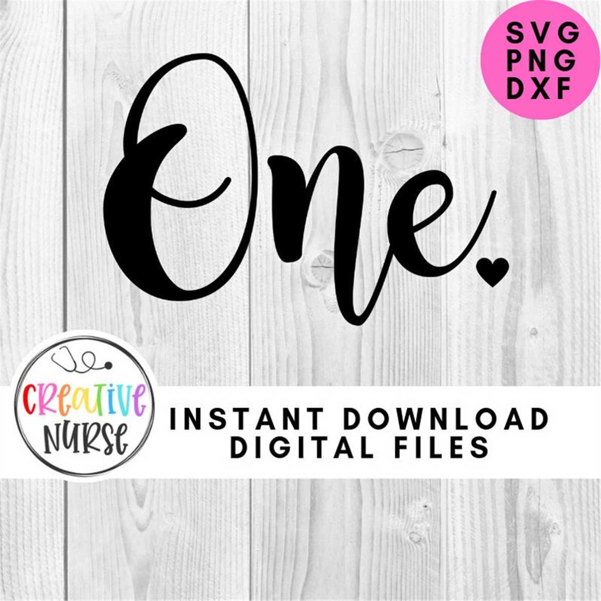 Instant Download Cut File / Birthday SVG / ONE Svg / svg pd | Inspire ...