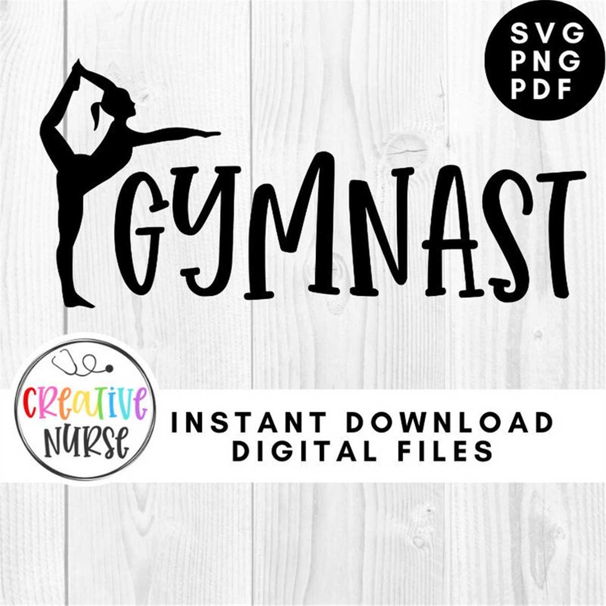 Instant Download Cut File / Gymnast Gymnastics SVG / svg pd | Inspire ...