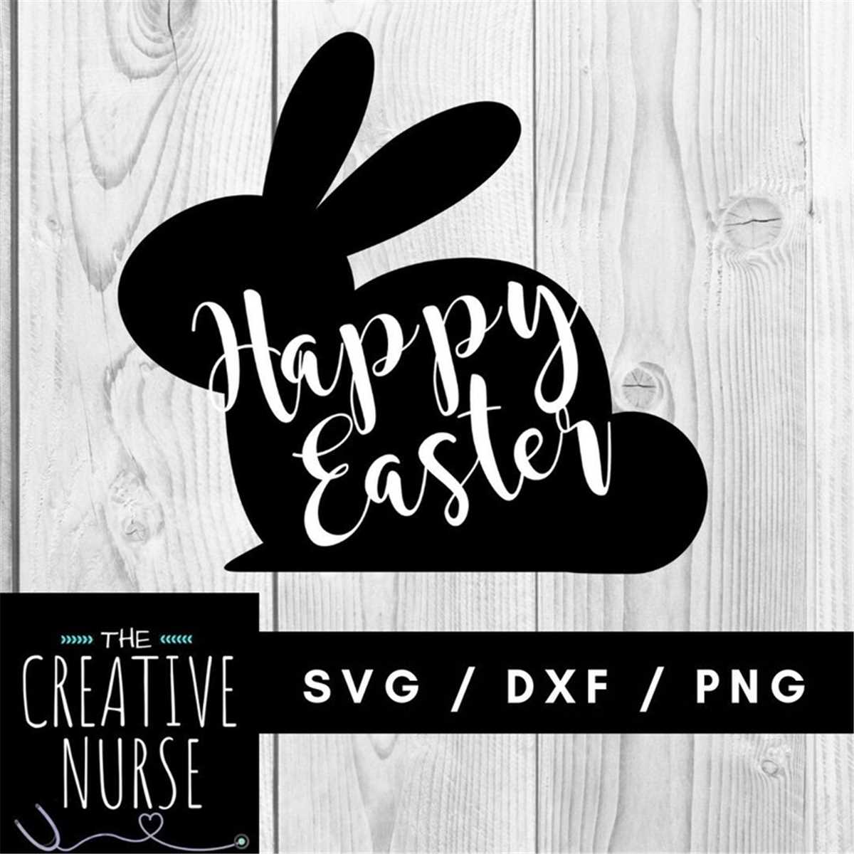 Instant Download Cut File / HAPPY Easter Bunny / svg pdf pn | Inspire ...