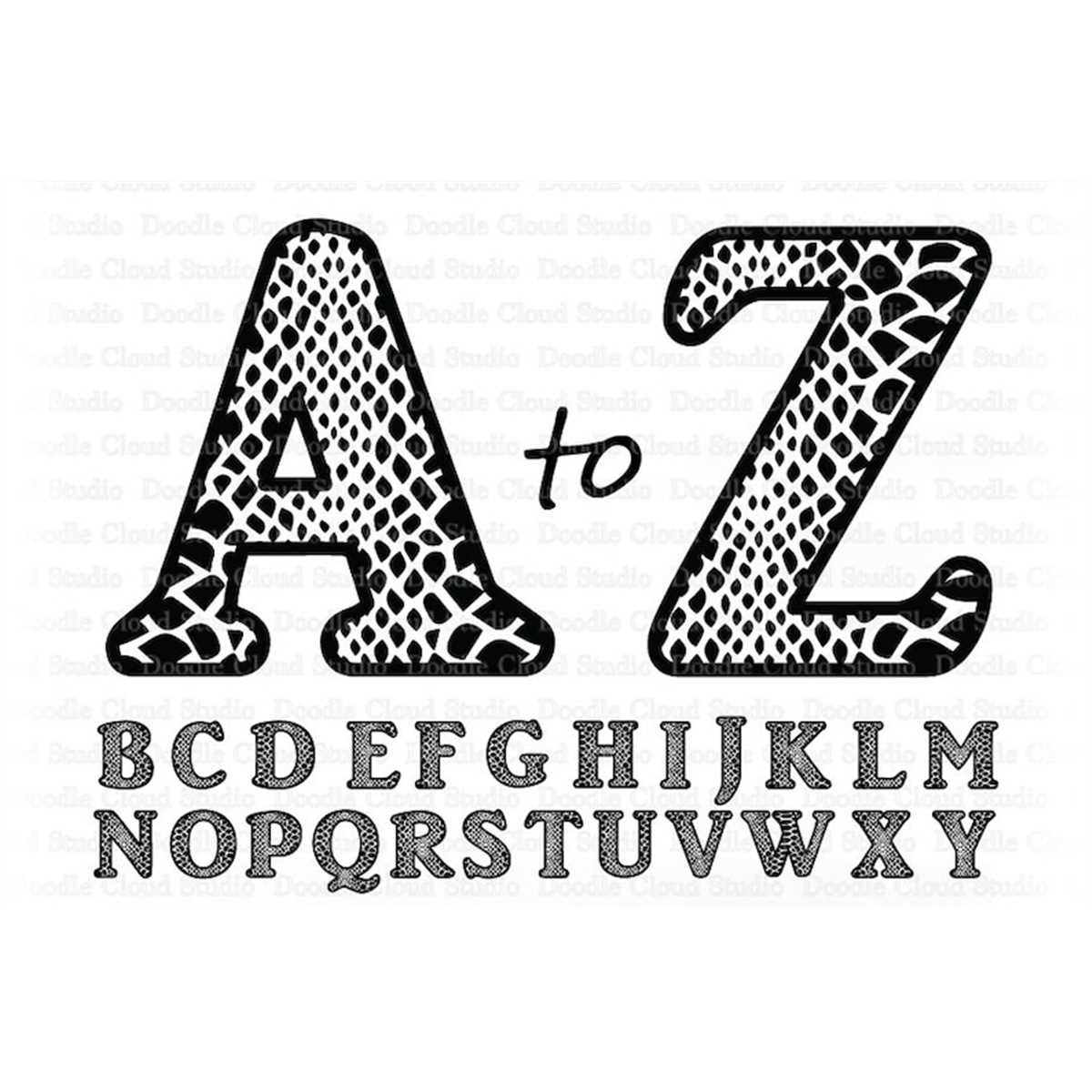 Snake Alphabet SVG, Animal Letters SVG Files for Cameo & Cri - Inspire ...