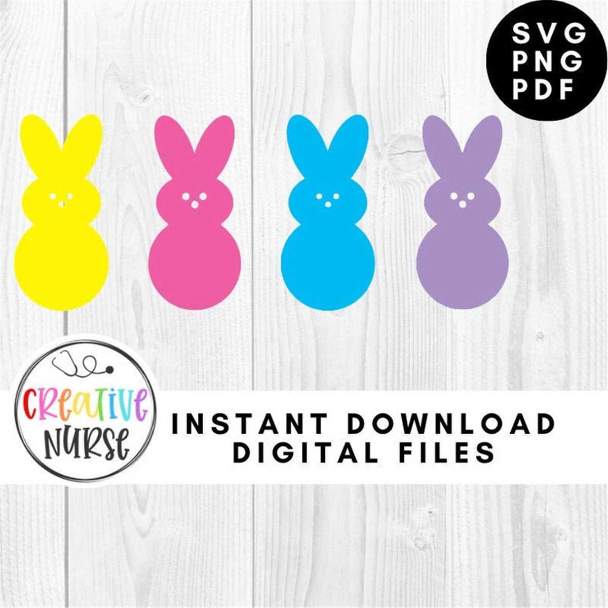 Instant Download Cut File / Easter Peeps / svg dxf png cutt | Inspire ...