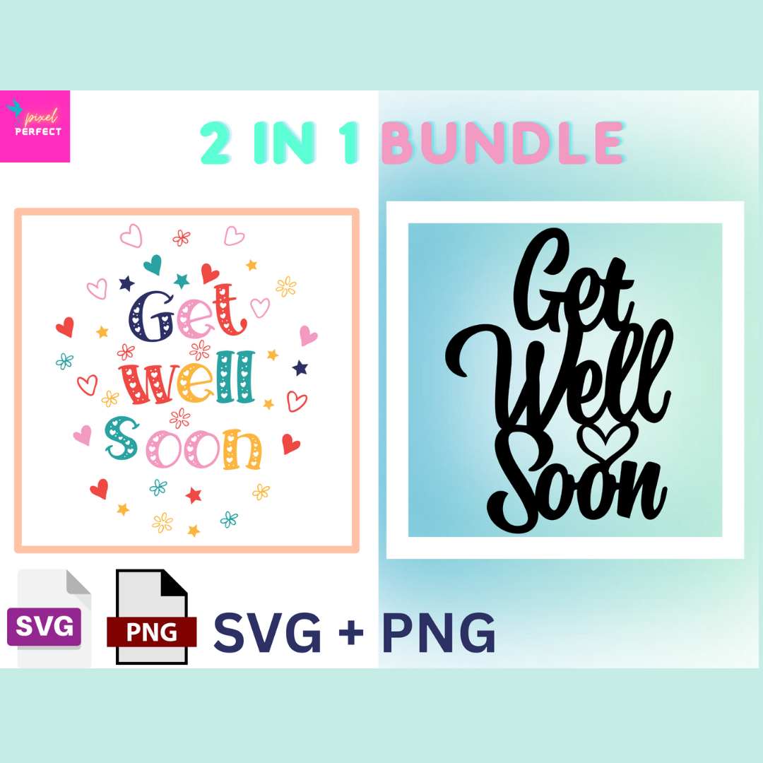 Get well soon svg png,Get well Mug,Get well Shirt print,Feel | Inspire ...