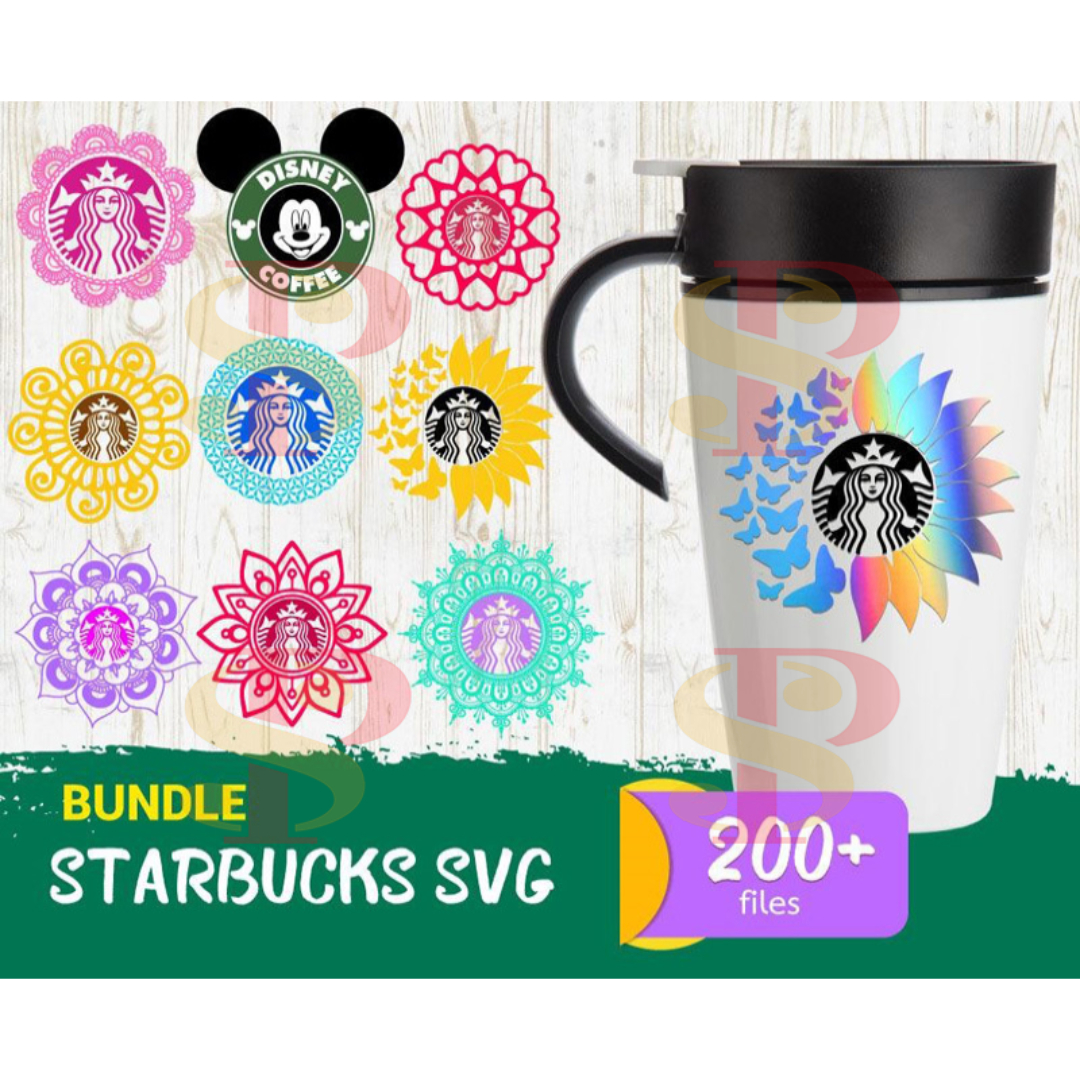 Starbuck Bundle Svg, Starbucks Svg, Starbucks Logo Svg, Star | Inspire ...