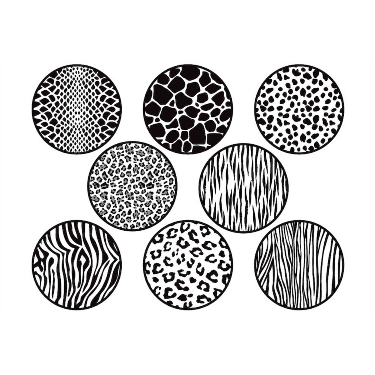 Circle Animal Patterns SVG, Animal Skin SVG, Seamless Animal | Inspire ...