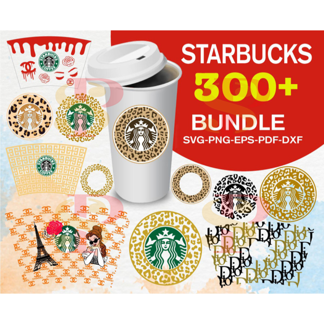 Starbucks Wrap Bundle Svg, Starbucks Svg, Starbuck Logo Svg, - Inspire ...