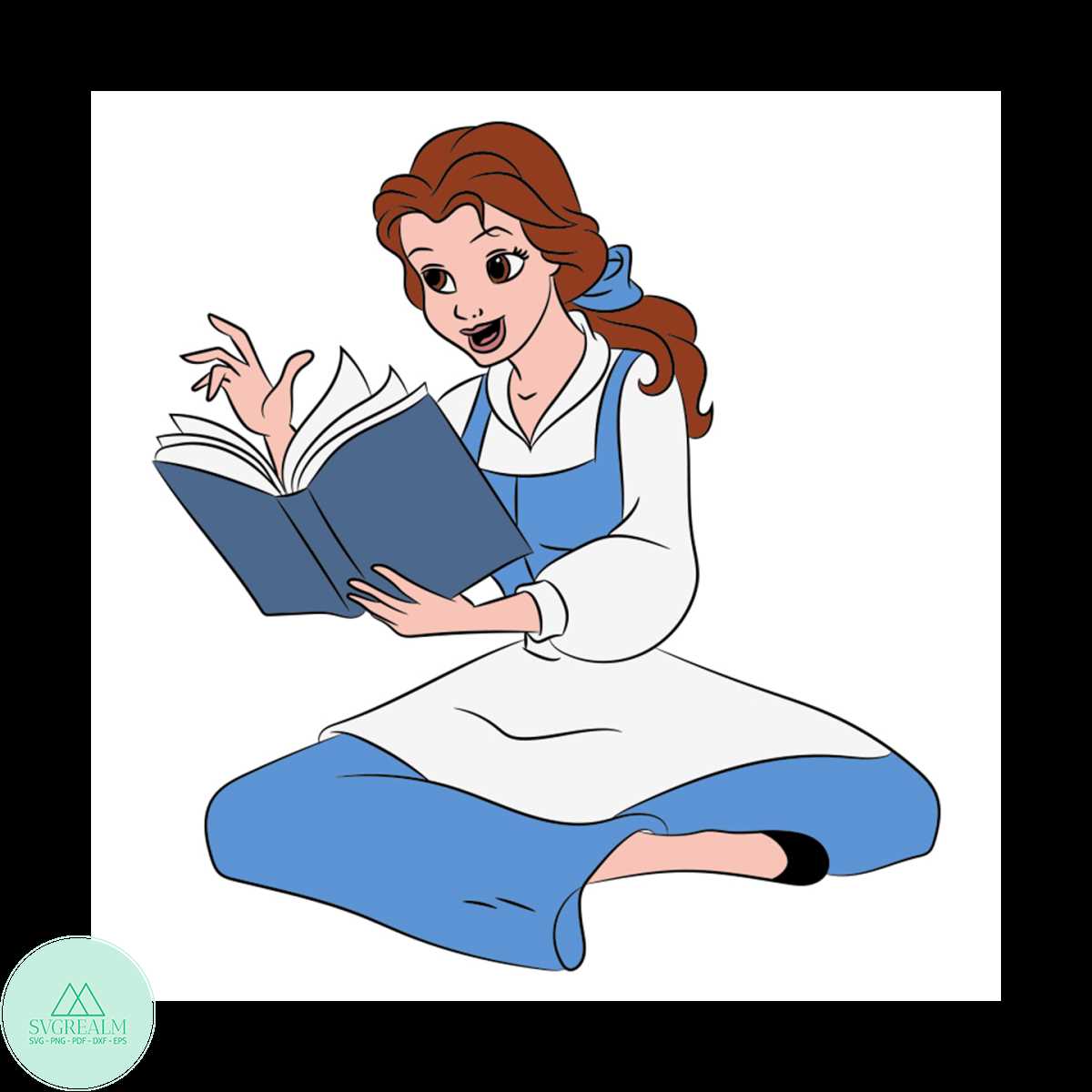 Belle Princess Svg, Disney Svg, Disneyland Svg, Belle Svg, P | Inspire ...
