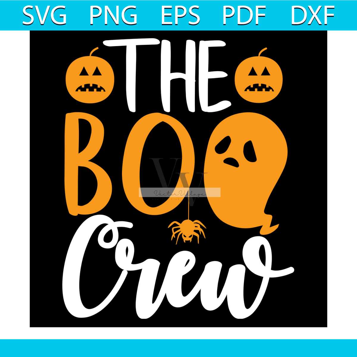 The Boo Crew Svg, Halloween Svg, Boo Svg, Pumpkin Svg, Hallo | Inspire ...