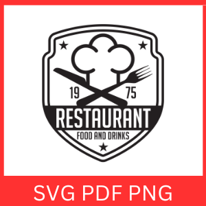 Restaurant Design SVG PNG PDF | Vector Restaurant Svg | Rest | Inspire ...