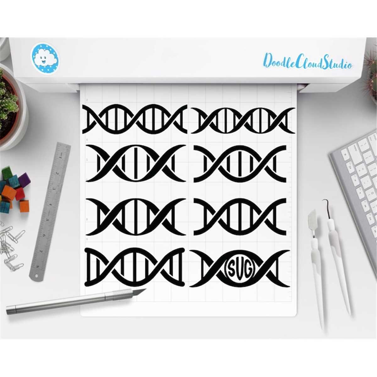 DNA SVG, Dna Symbol, Dna Chain Svg, Biology Svg, Genetic Svg | Inspire ...