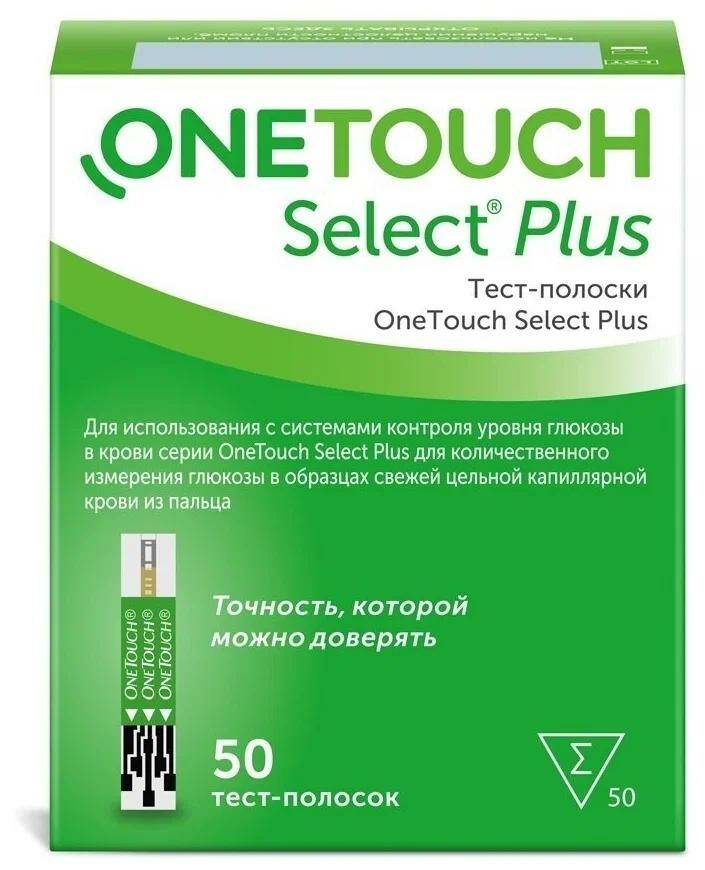 OneTouch Select Plus test strips for measuring blood glucose - Inspire ...