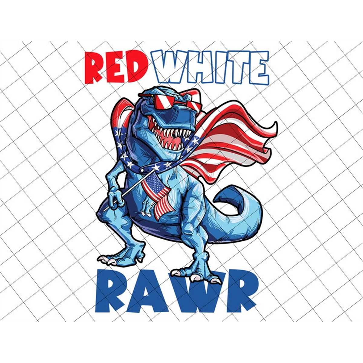 Red White Rawr Dinosaur Png, Independence Day Png, Funny Fou | Inspire ...