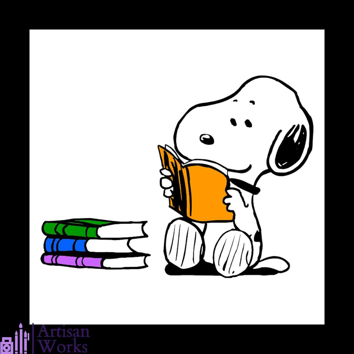 Snoopy Love Reading Svg, Disney Svg, Snoopy Svg, Peanuts Svg | Inspire ...