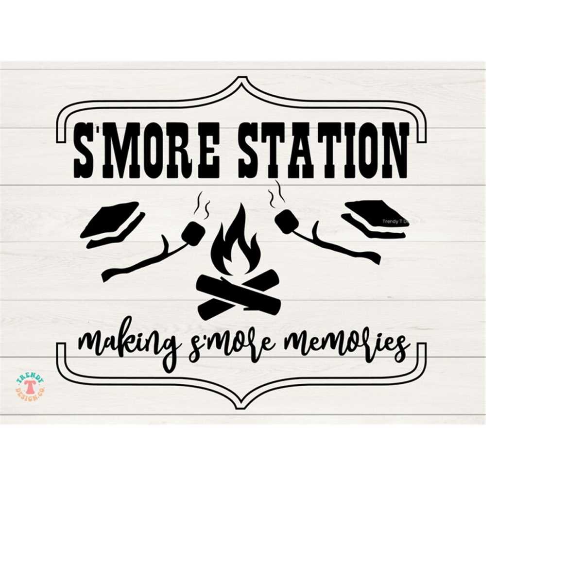 Making Smore Memories SVG PNG, Smore Station, Making Memorie - Inspire ...