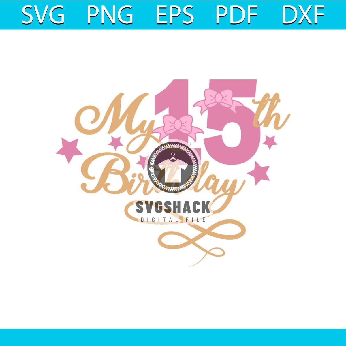 My 15th birthday Svg, Birthday Svg, Happy Birthday Svg, Birt | Inspire ...