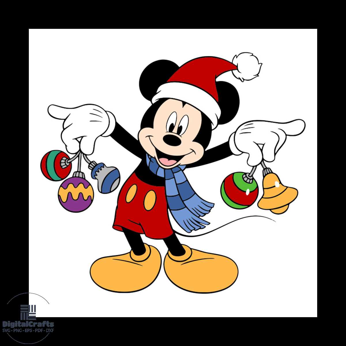 Christmas Mickey Mouse Svg, Disney Svg, Christmas Svg, Micke | Inspire ...