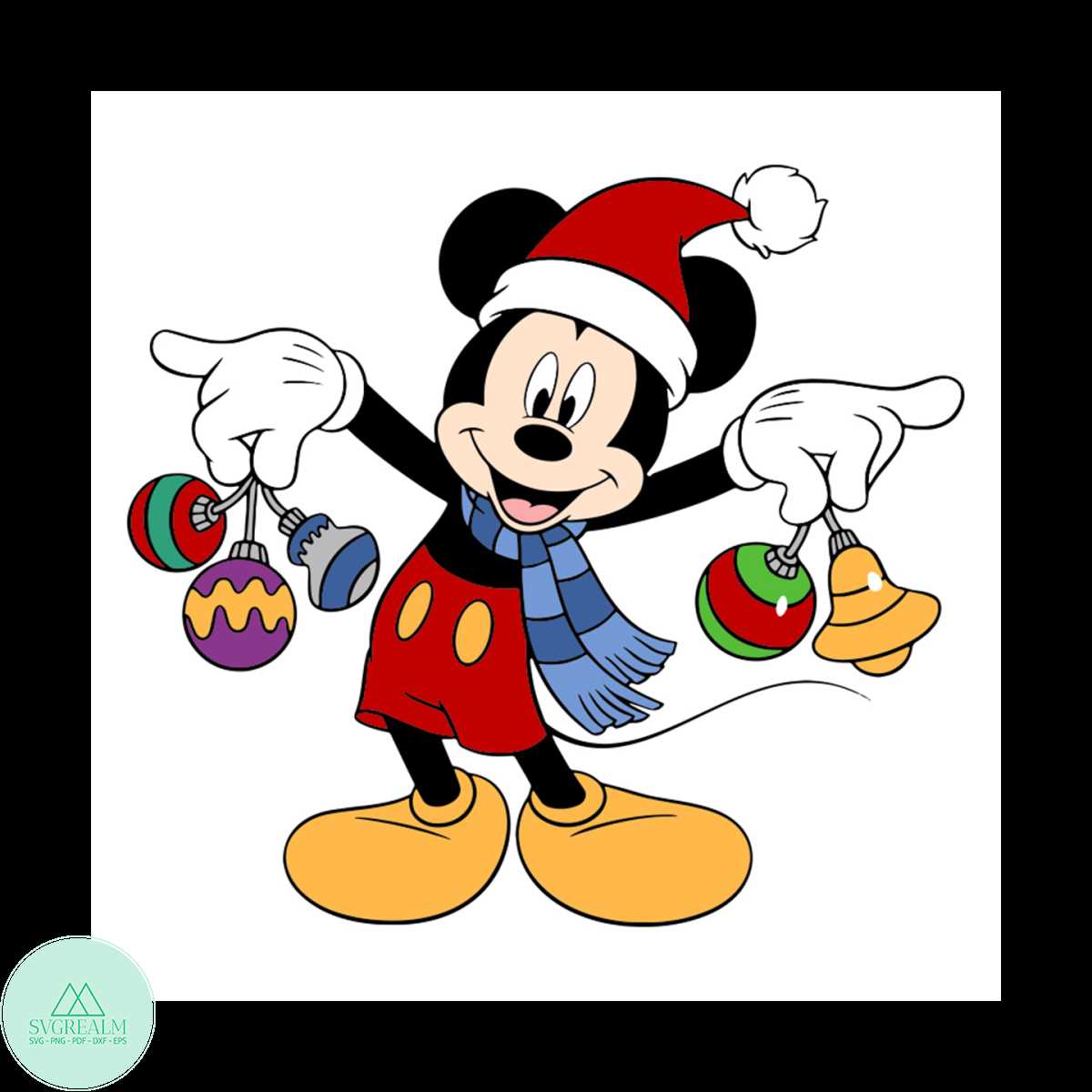 Christmas Mickey Mouse Svg, Disney Svg, Christmas Svg, Micke | Inspire ...
