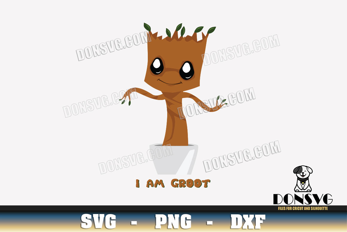 Groot Dancing Flower Pot SVG Cut File Marvel Avengers image - Inspire ...