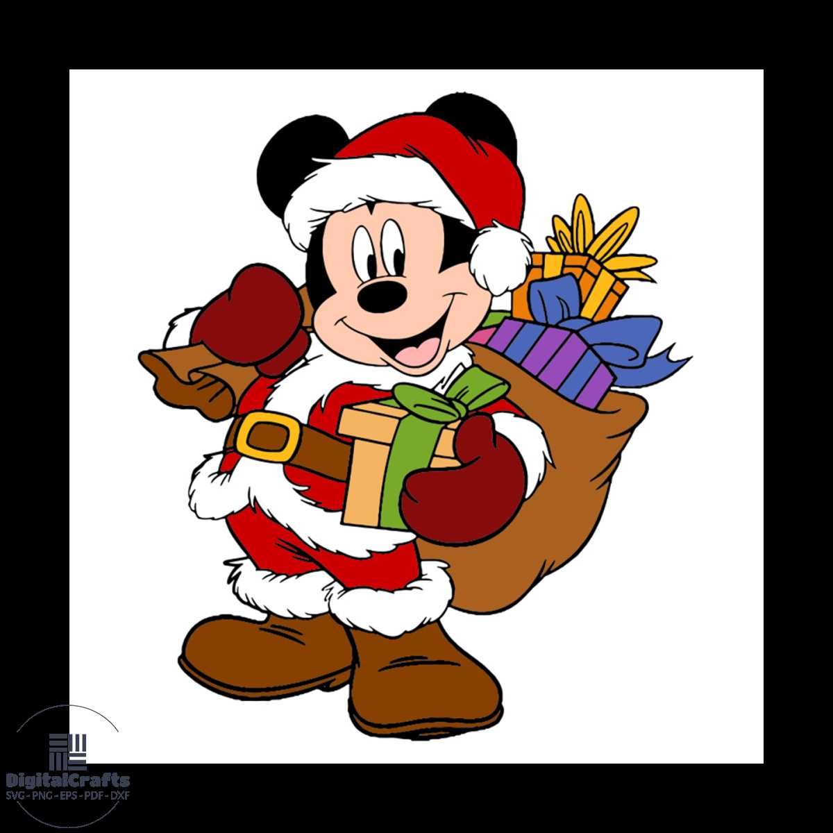 Christmas Mickey Santa Svg, Disney Svg, Christmas Svg, Micke | Inspire ...