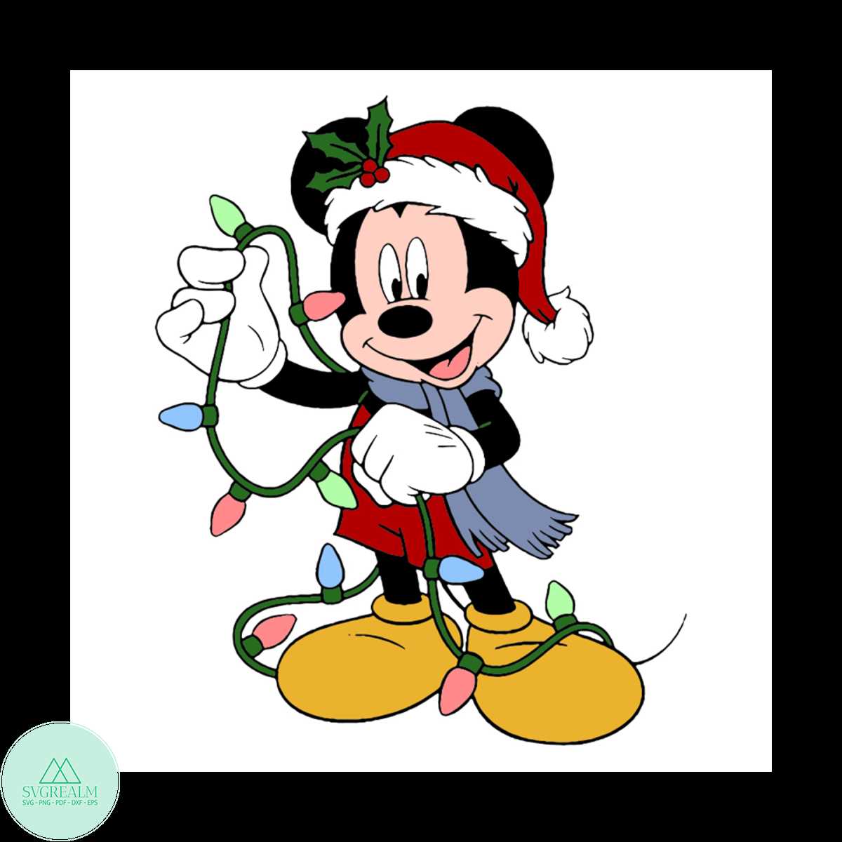 Christmas Mickey Mouse Decor Svg, Disney Svg, Christmas Svg, | Inspire ...