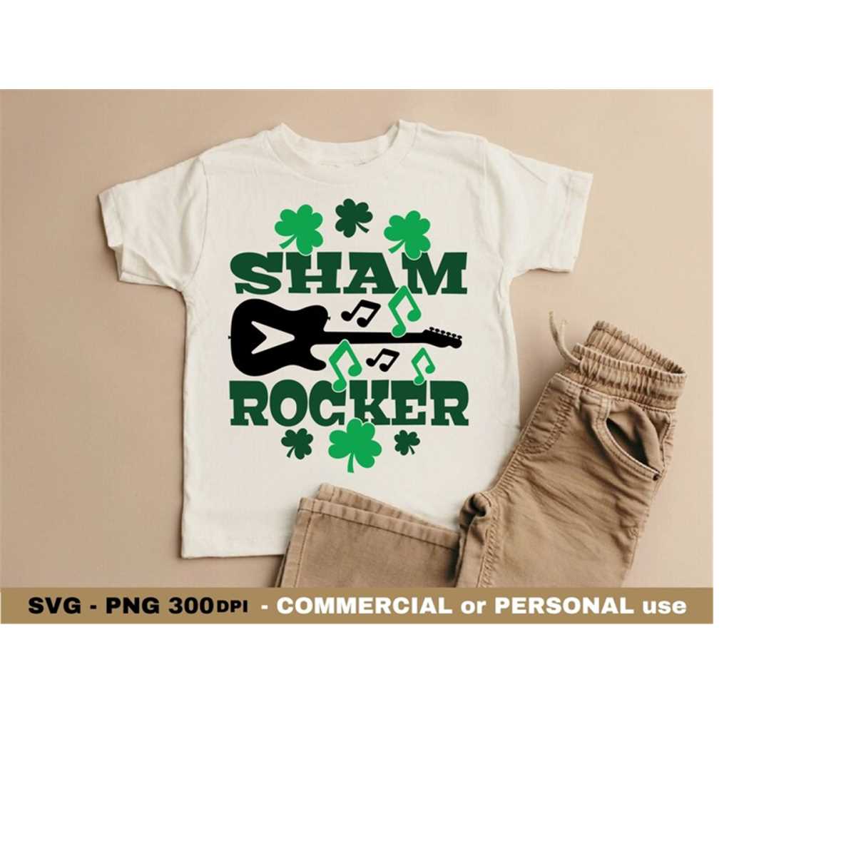 Sham Rocker SVG Cricut Cut file Print File, ShamRocker PNG S | Inspire ...