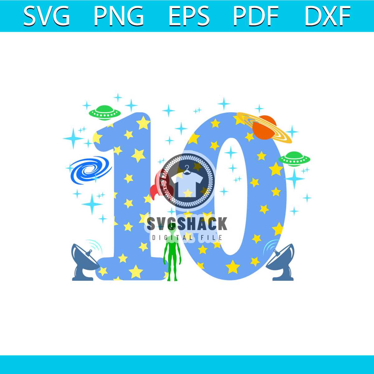 Happy birthday 10th Svg, Birthday Svg, Happy Birthday Svg, B | Inspire ...