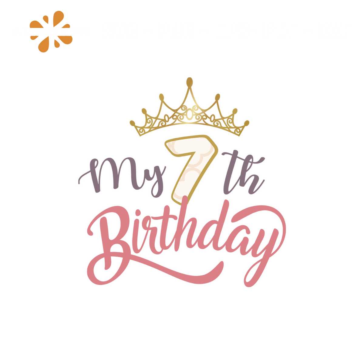 My 7th birthday Svg, Birthday Svg, Happy Birthday Svg, Birth - Inspire ...