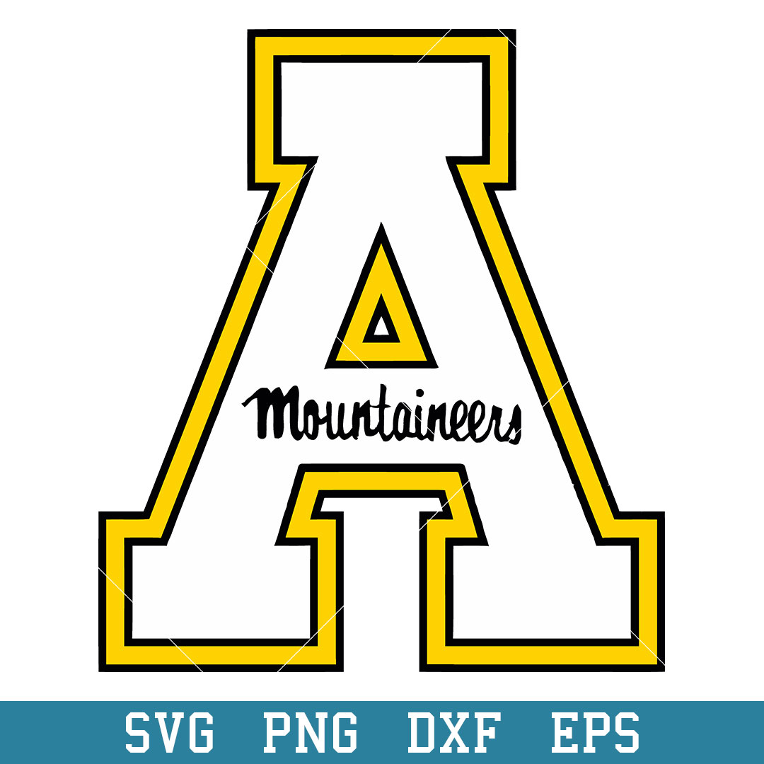 Appalachian State Mountaineers Logo Svg, Appalachian State M - Inspire ...