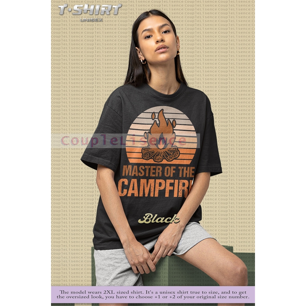 Master of The Campfire, Nature Lover Tee, Adventure Camping | Inspire ...