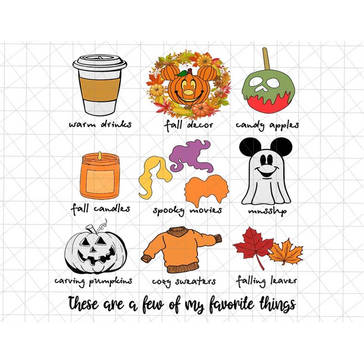 These Are A Few Of My Favorite Things Png, Happy Halloween P - Inspire ...