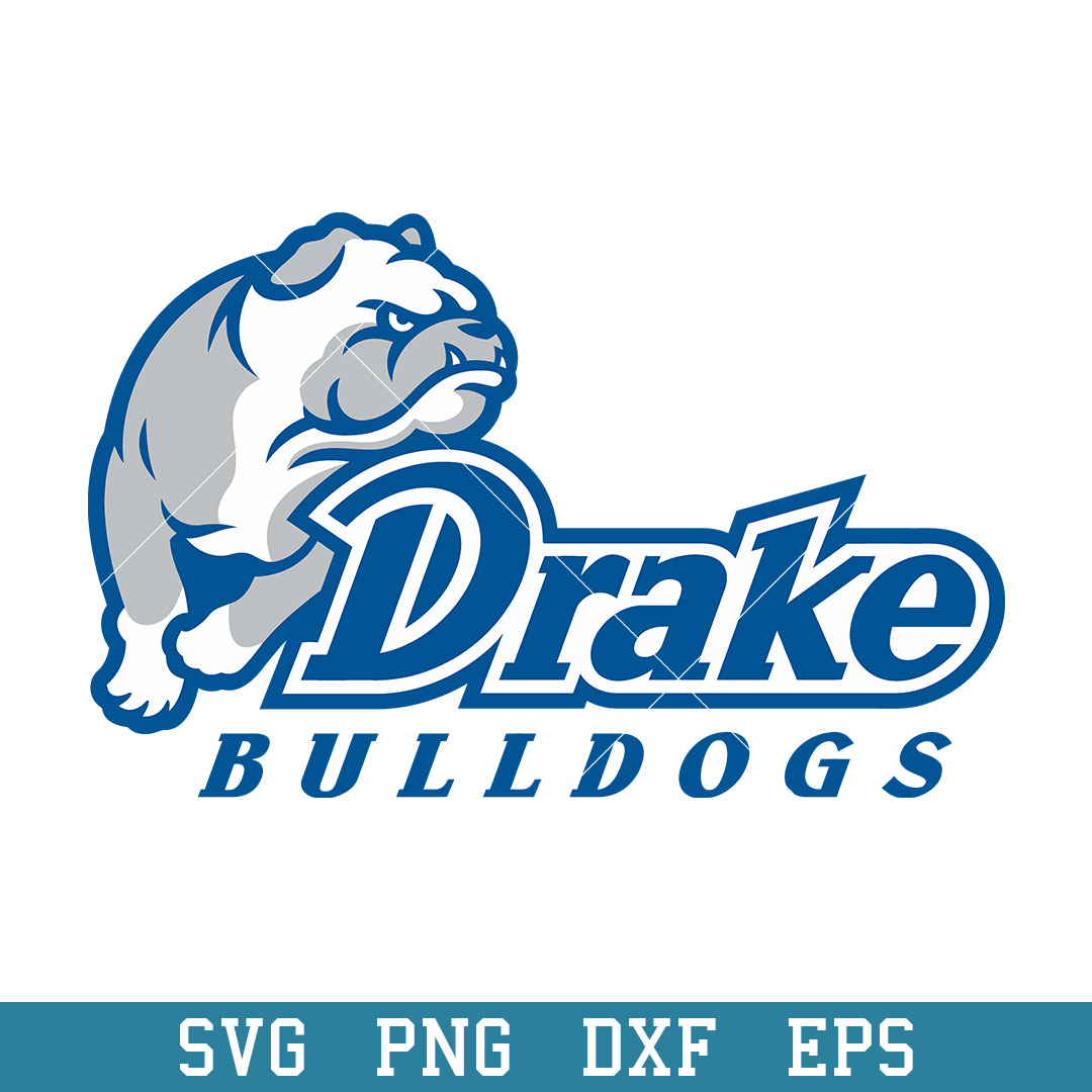 Drake Bulldogs Logo Svg, Drake Bulldogs Svg, NCAA Svg, Png D | Inspire ...