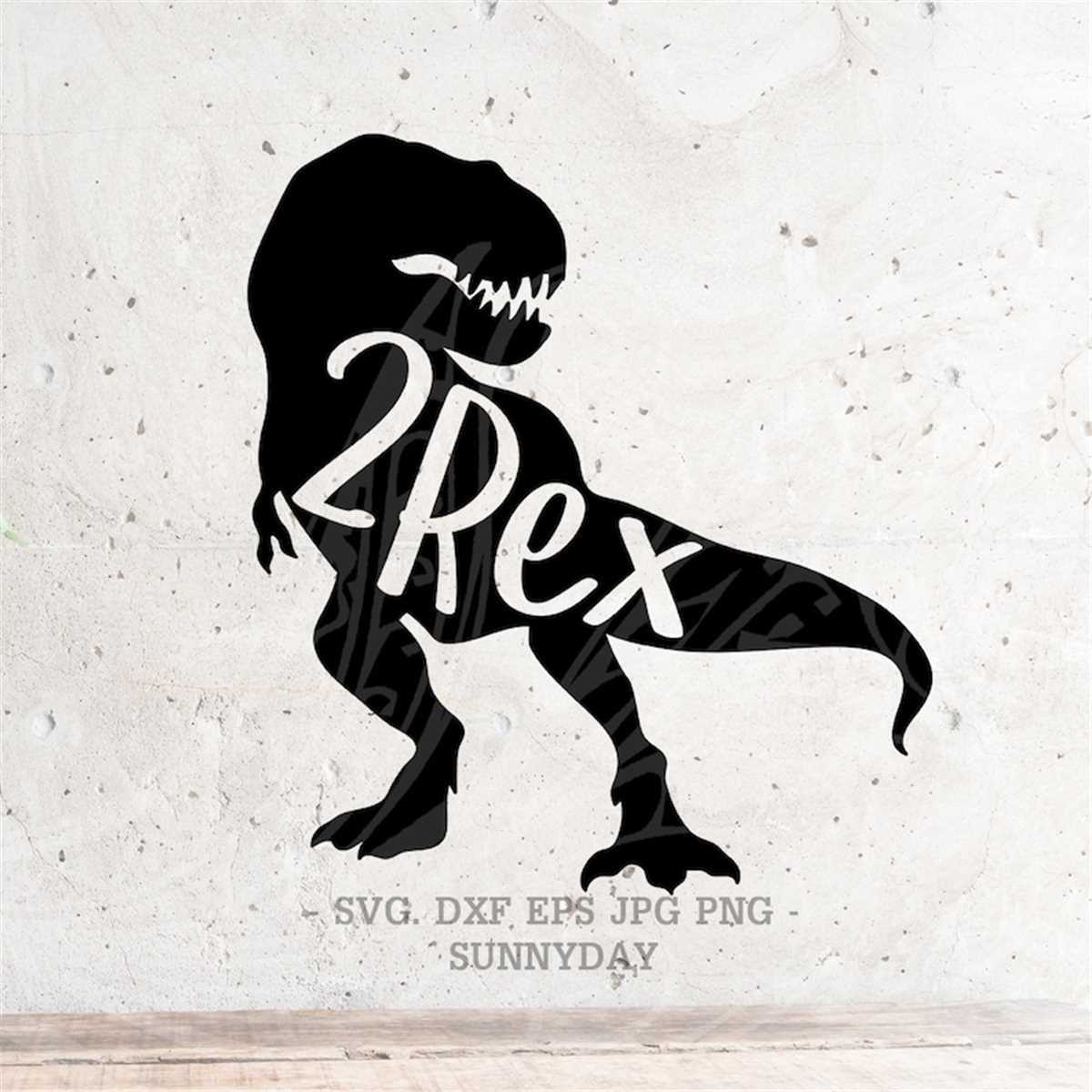 2 rex Svg,Two Rex svg File DXF Silhouette Print Vinyl Cricut - Inspire ...