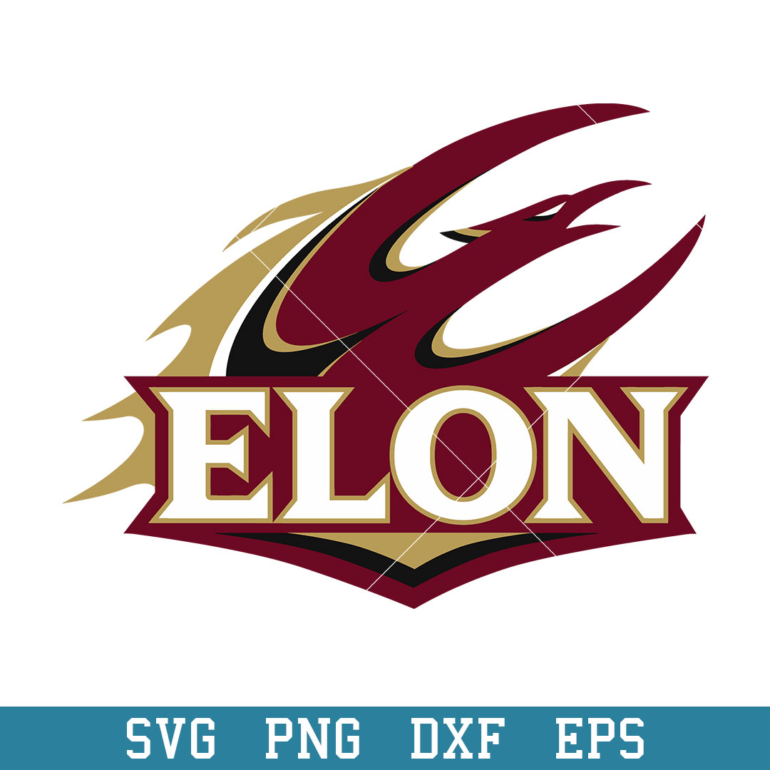Elon Phoenix Logo Svg, Elon Phoenix Svg, NCAA Svg, Png Dxf E | Inspire ...