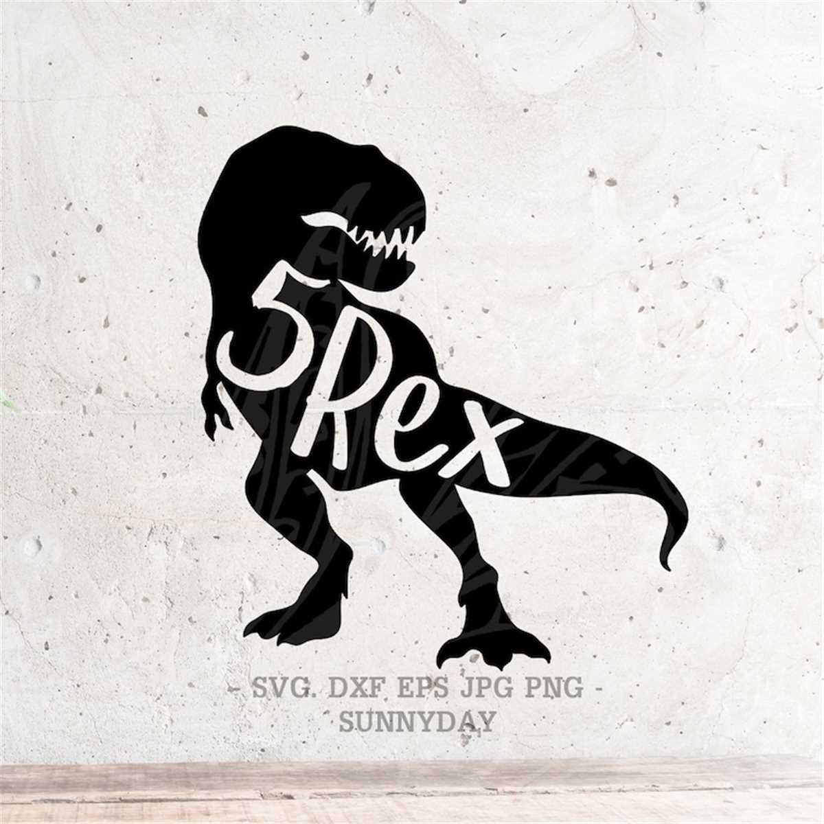 5 rex Svg,Five Rex svg File DXF Silhouette Print Vinyl Cricu | Inspire ...