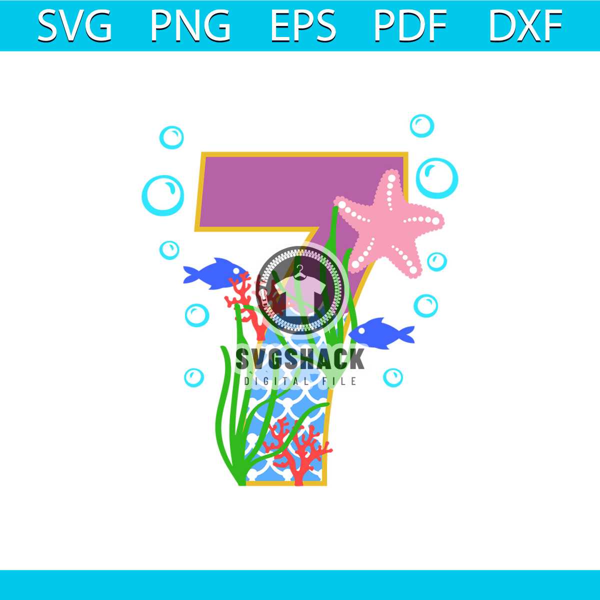 Happy birthday 7th Svg, Birthday Svg, Happy Birthday Svg, Bi | Inspire ...