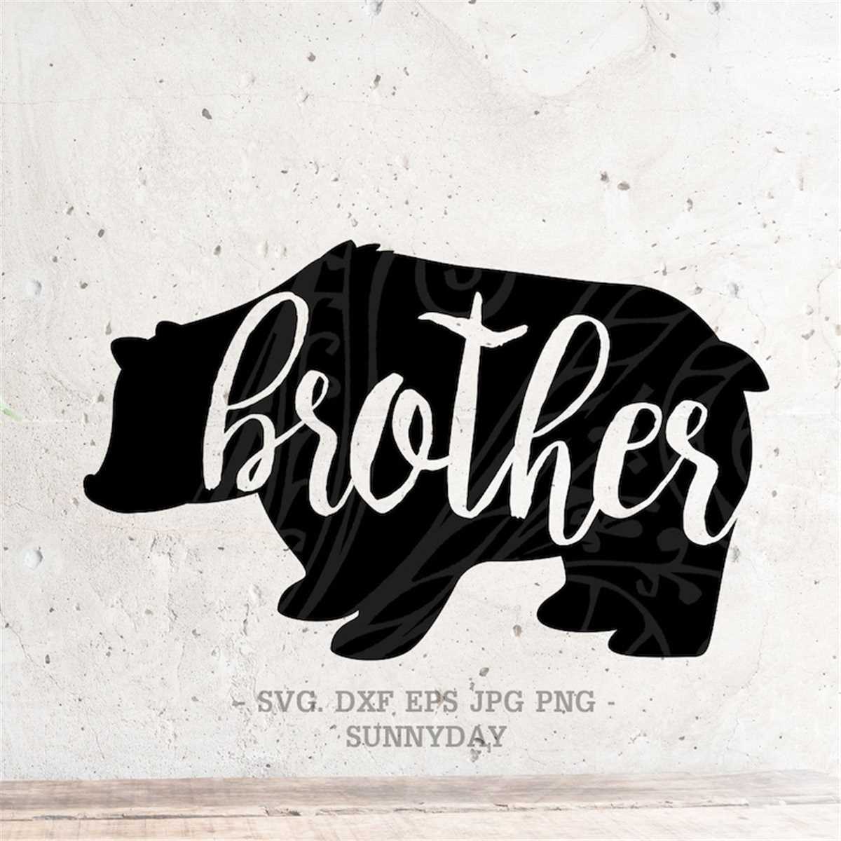 Brother bear SVG,Big bro Svg,dxf,png instant download, bear | Inspire ...