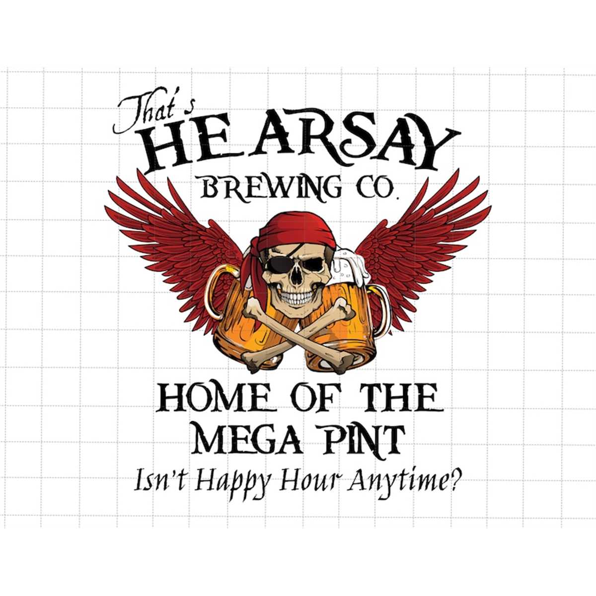 Hearsay Brewing Company Png, Mega Pint Png, Johnny Trial Quo | Inspire ...