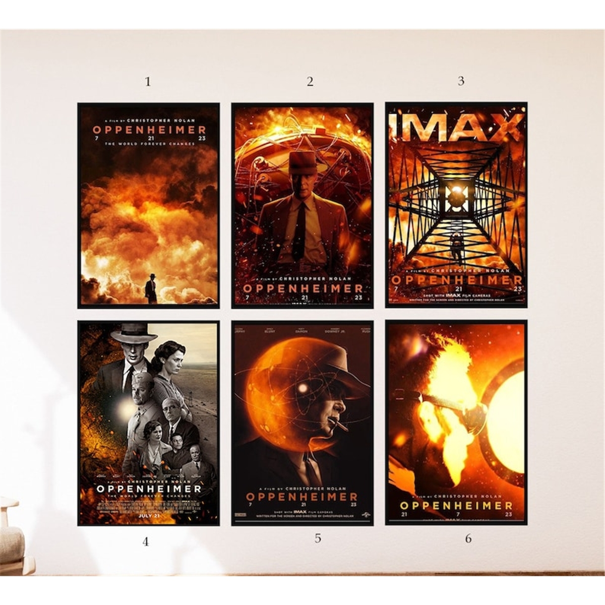 Oppenheimer Poster, Oppenheimer 2023 Movie Poster ,Oppenheim | Inspire ...