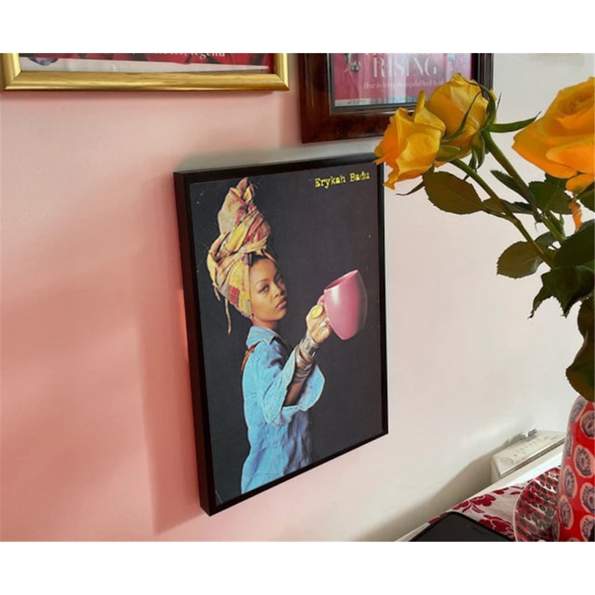 Erykah Badu Vintage 1990s Profile Poster, No Framed, Gift | Inspire Uplift
