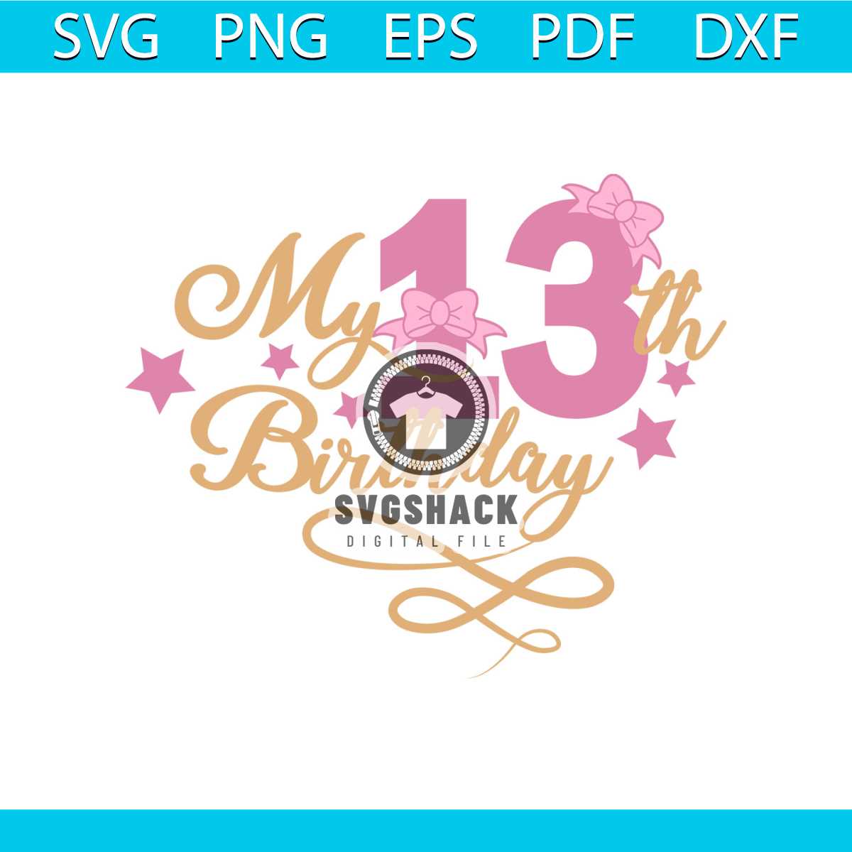 My birthday 13th Svg, Birthday Svg, Happy Birthday Svg, Birt - Inspire Uplift