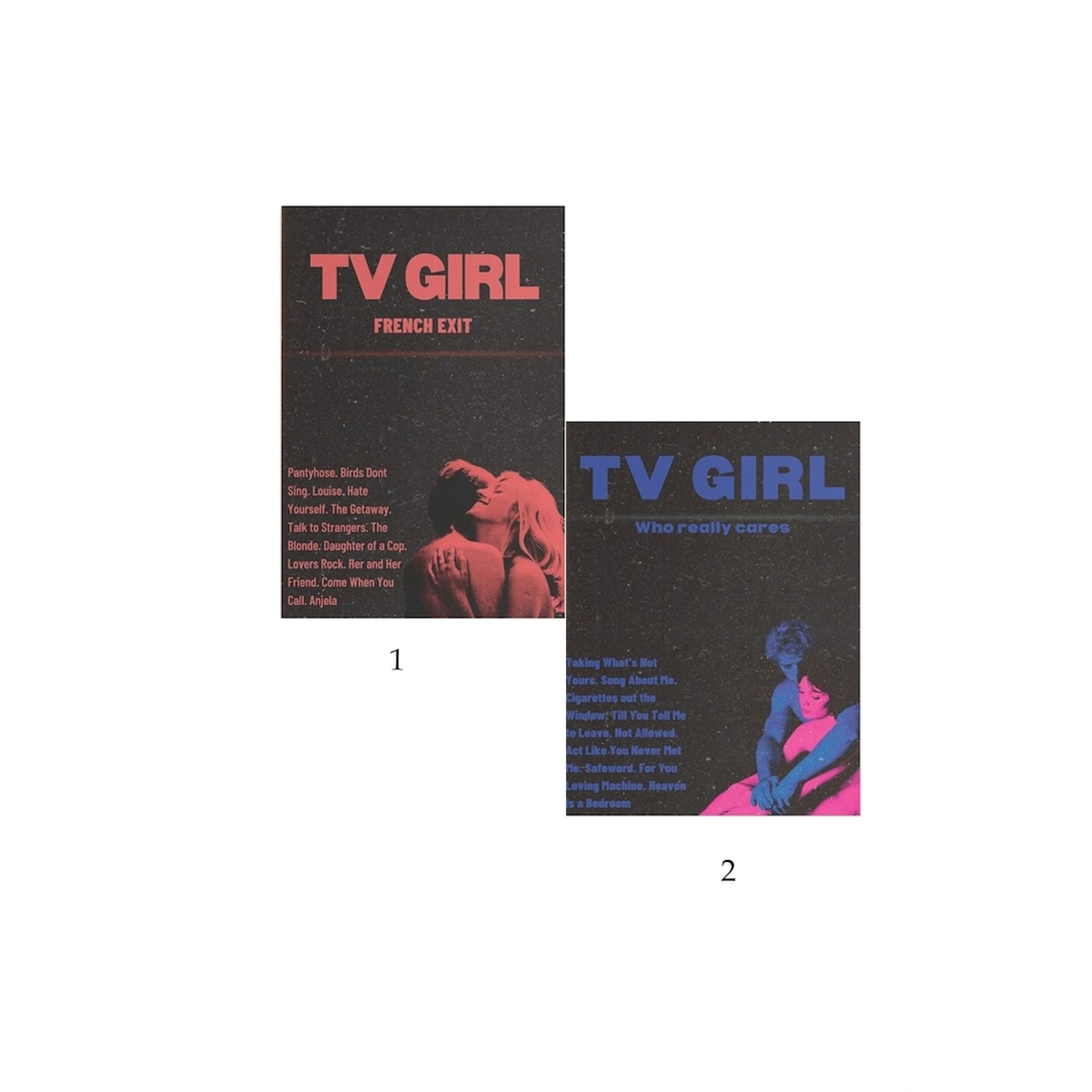 Vintage TV Girl poster, Who Really Cares Poster, French Exit | Inspire ...