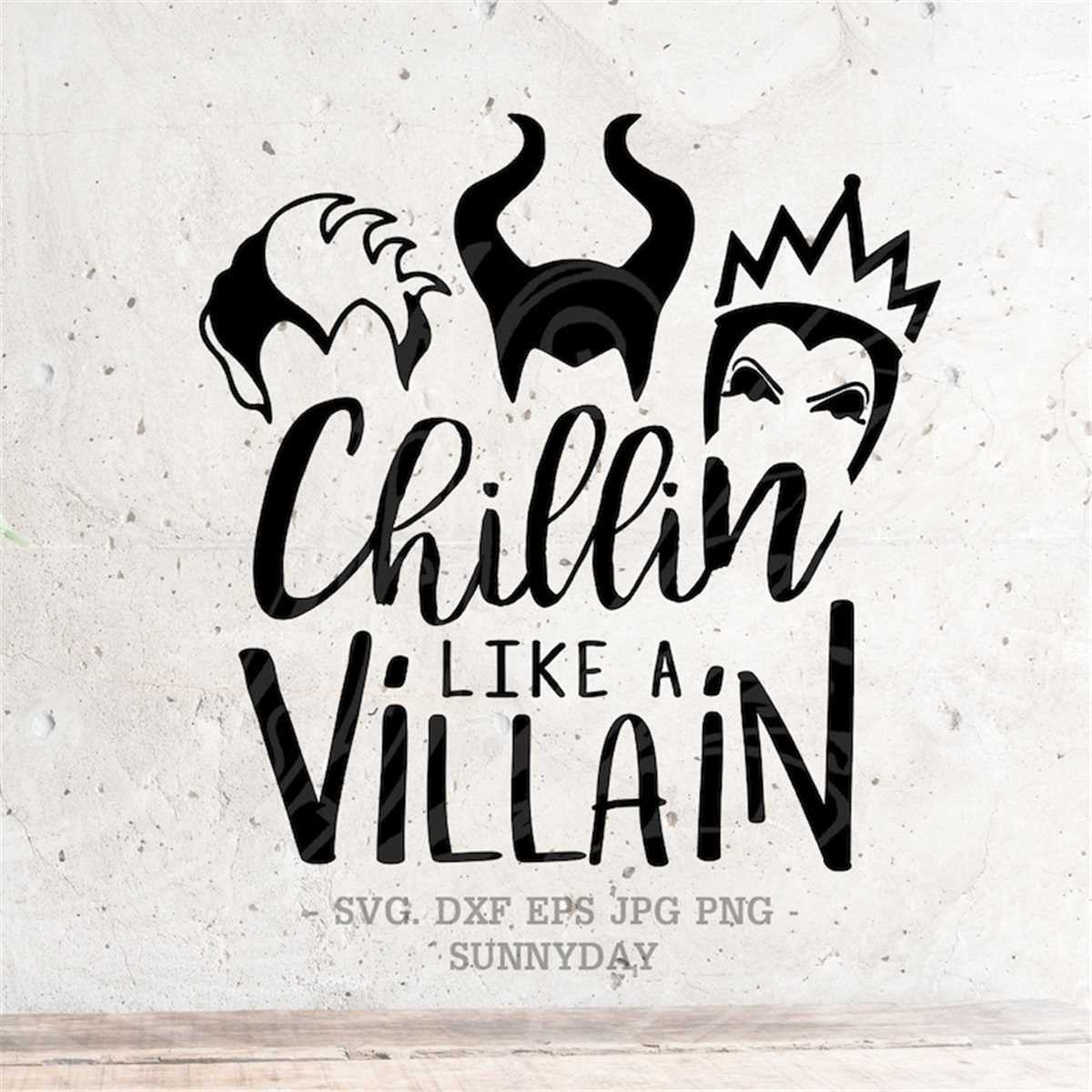 Chillin like a Villain Svg,SquadGoals Svg,villains svg, File - Inspire ...