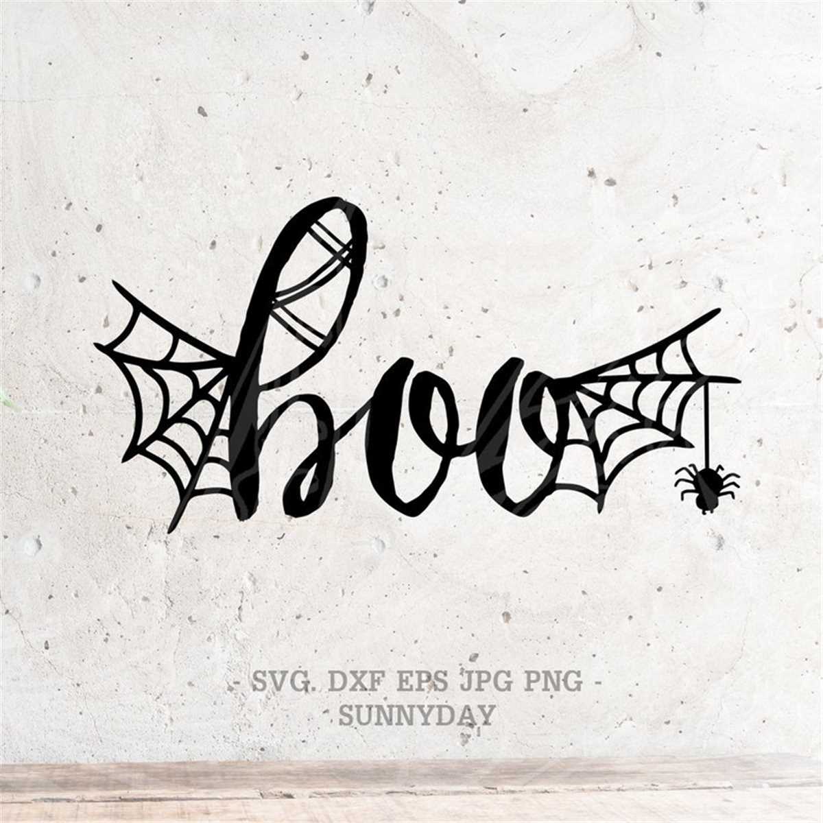 boo Svg,Halloween SVG,spooky Svg File DXF Silhouette Print V | Inspire ...