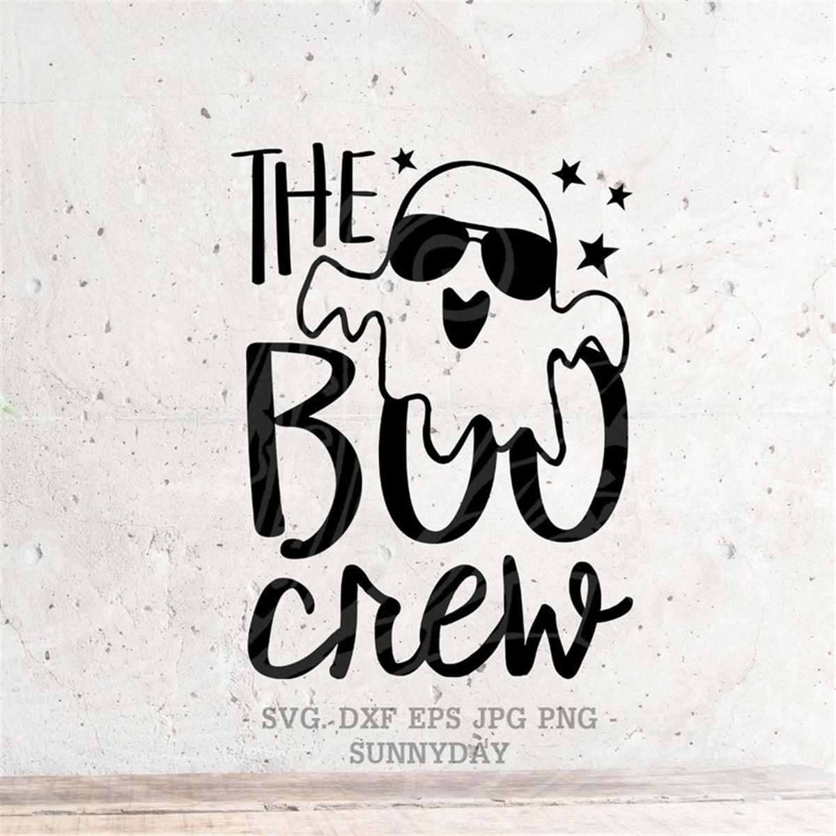 The Boo Crew SVG File Dxf Silhouette Print Vinyl Cricut Cutt | Inspire ...