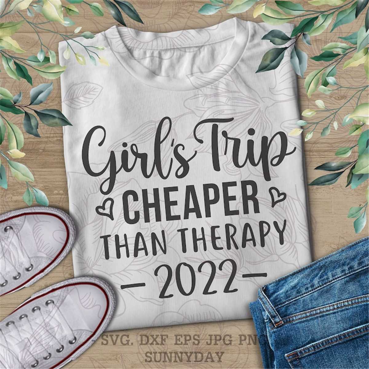 Girls Trip Cheaper Than Therapy Svg,Girl's Trip 2022 SVG,Gir | Inspire ...