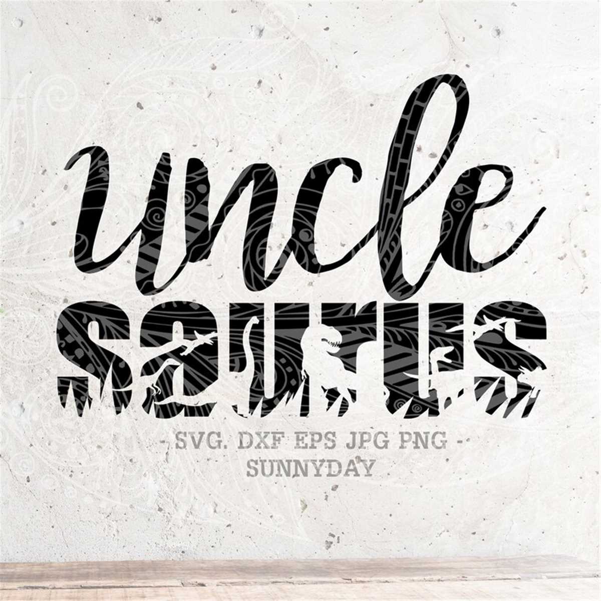 Uncle Saurus Svg File DXF Silhouette Print Vinyl Cricut Cutt - Inspire ...