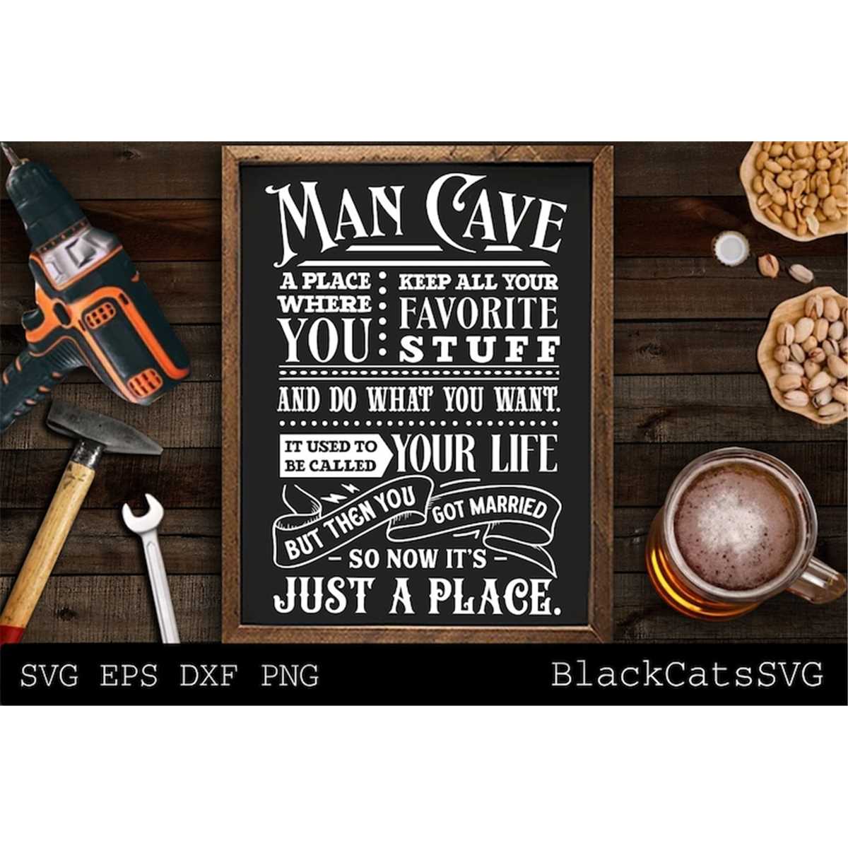 Man Cave svg, Man cave poster svg, Garage svg, Dads garage s - Inspire ...