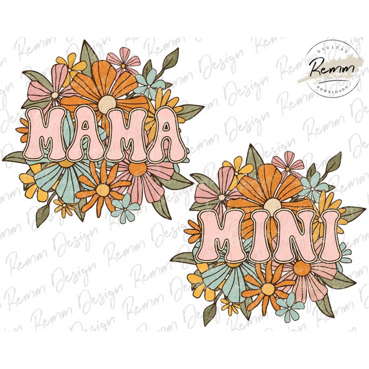 Mama Mini PNG, Matching Mama Mini, Mama Png, Retro Png, Mom | Inspire ...
