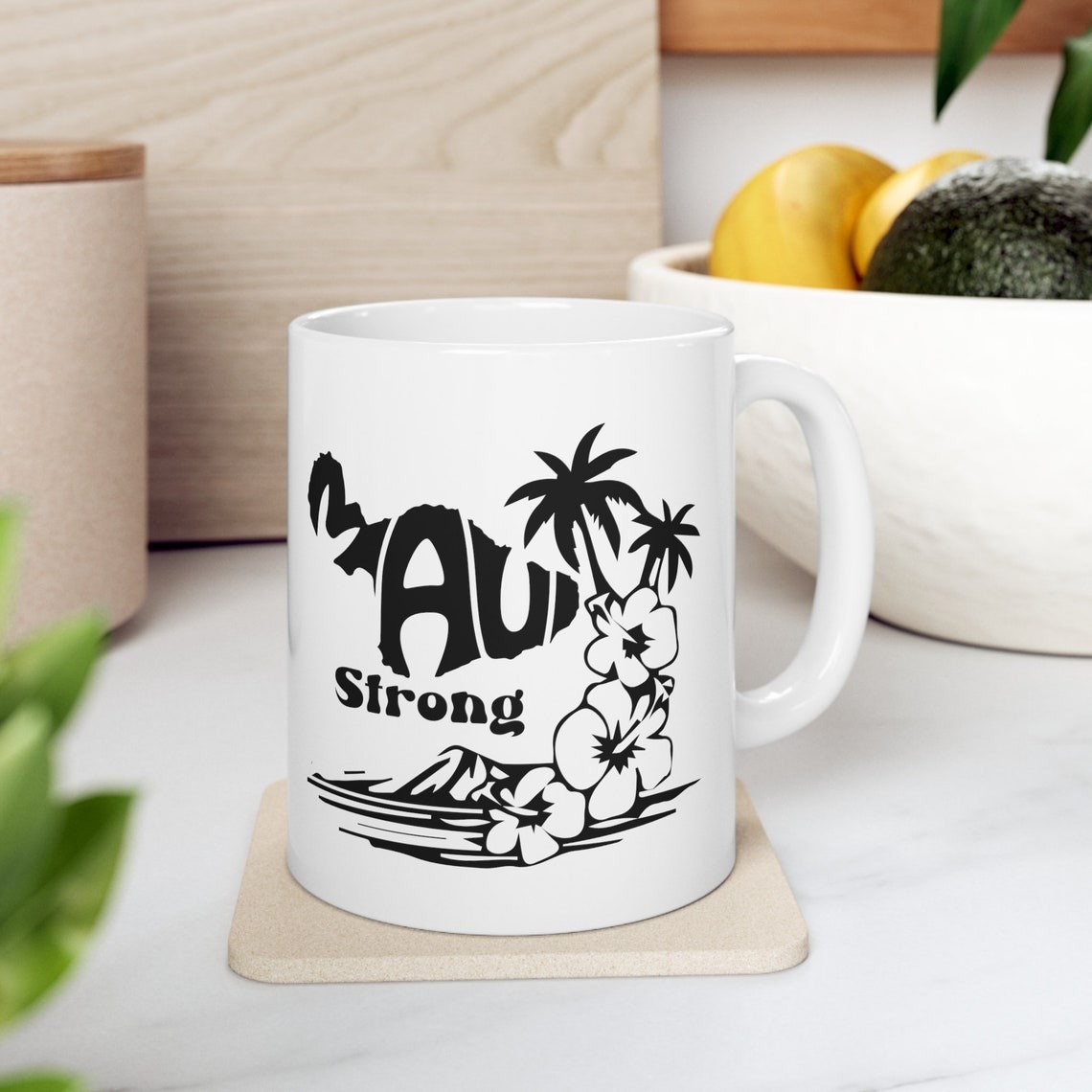 Maui Strong Coffee Mug Ceramic Mug - Support Lahaina Support | Inspire ...